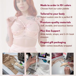 Shelf Bra Open Cupless With Support: Satin Quarter Cup Push up Lingerie Open Crotched - Etsy