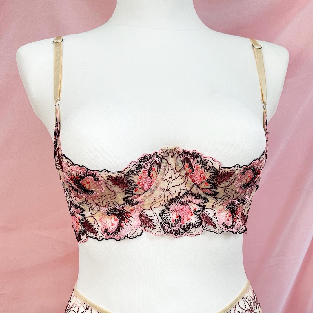 Open Cupless Bra for Plus Size, Cupless Bra Support, Shelf Bra Open Quarter Cup Bra, Cupless ...