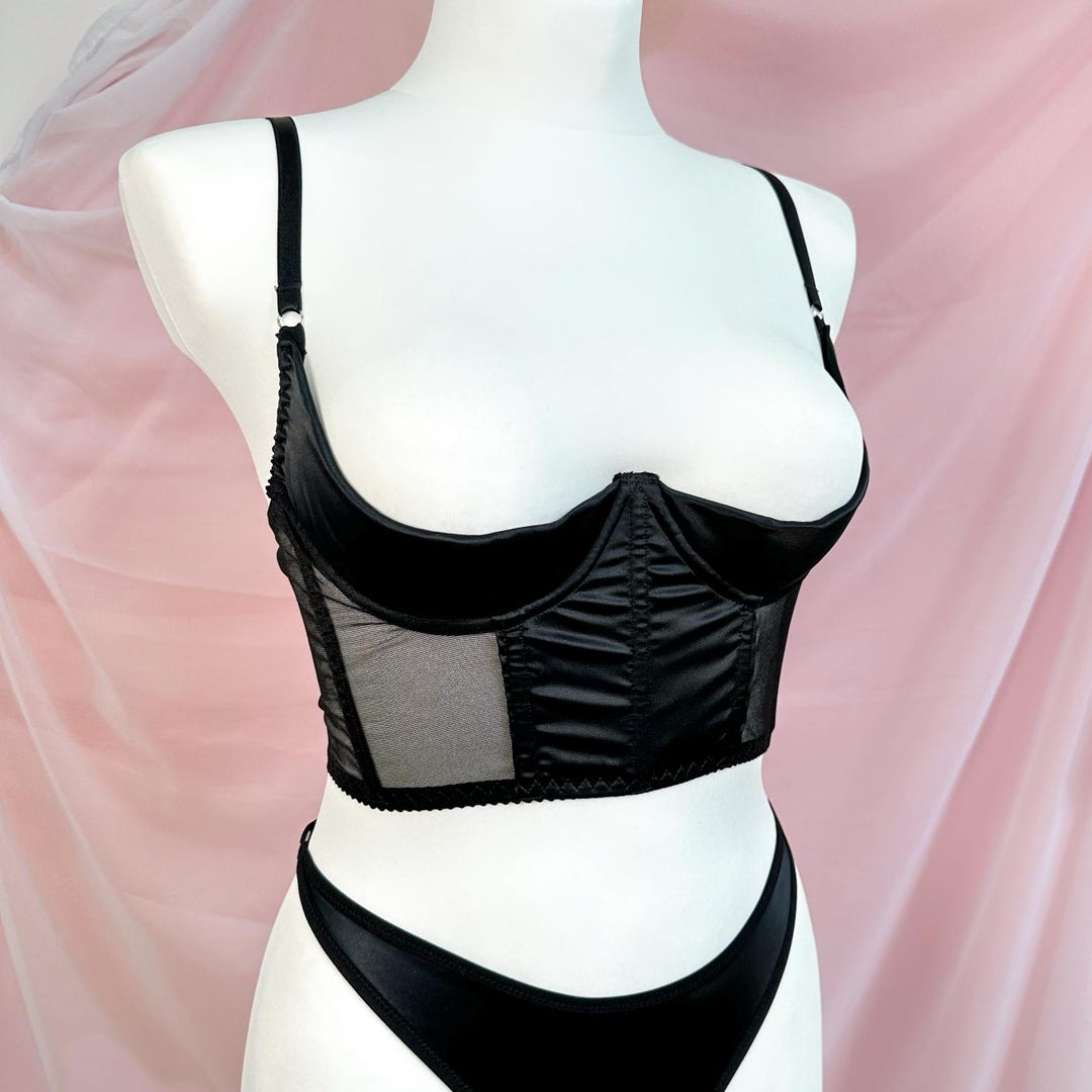 Open Cupless Bra Plus Size, Shelf Bra Open With Support, Leopard Lingerie Quarter Cup Bra ...