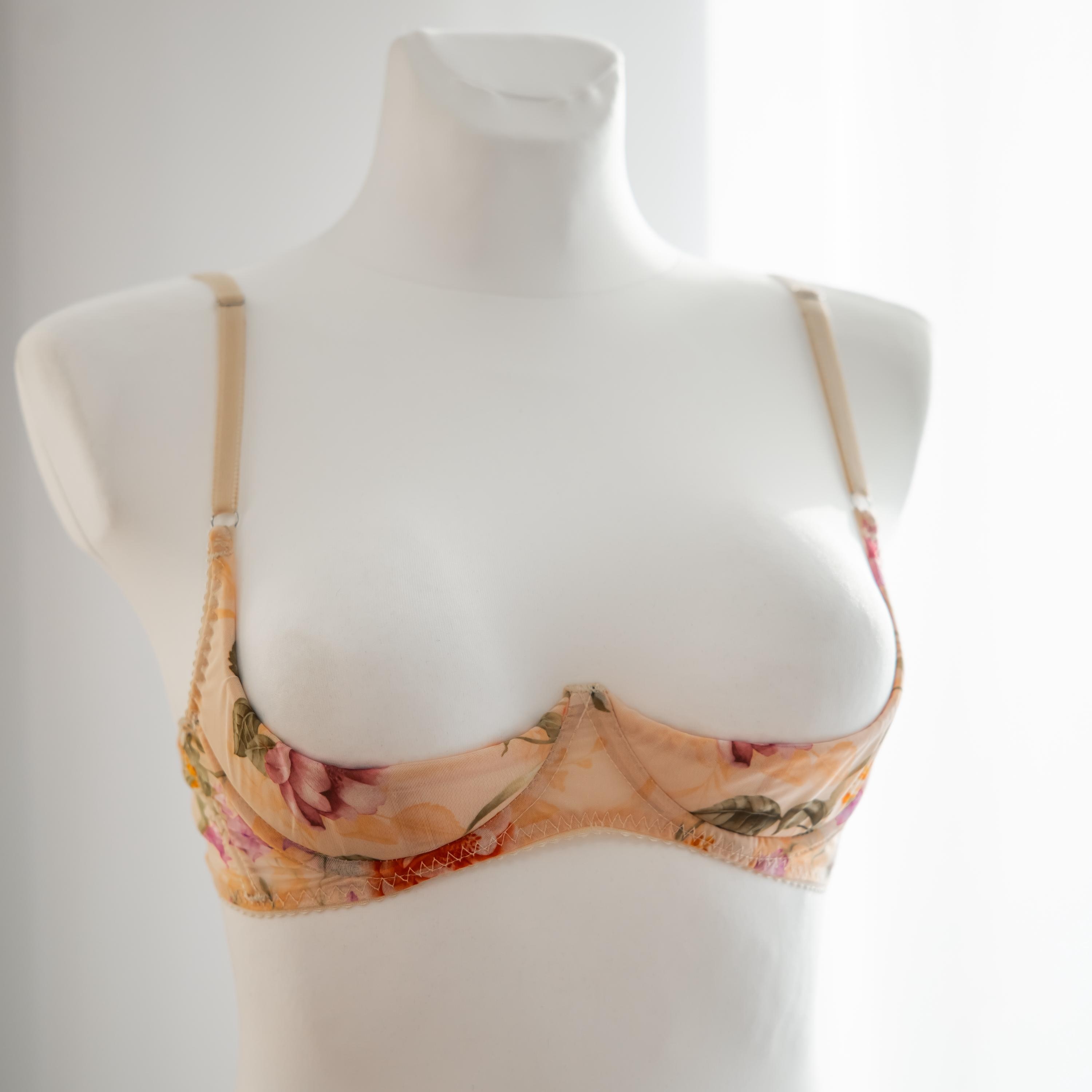 Cupless Bra For Small Breast Shelf Bra With Support 1 4 Cup Bra Open