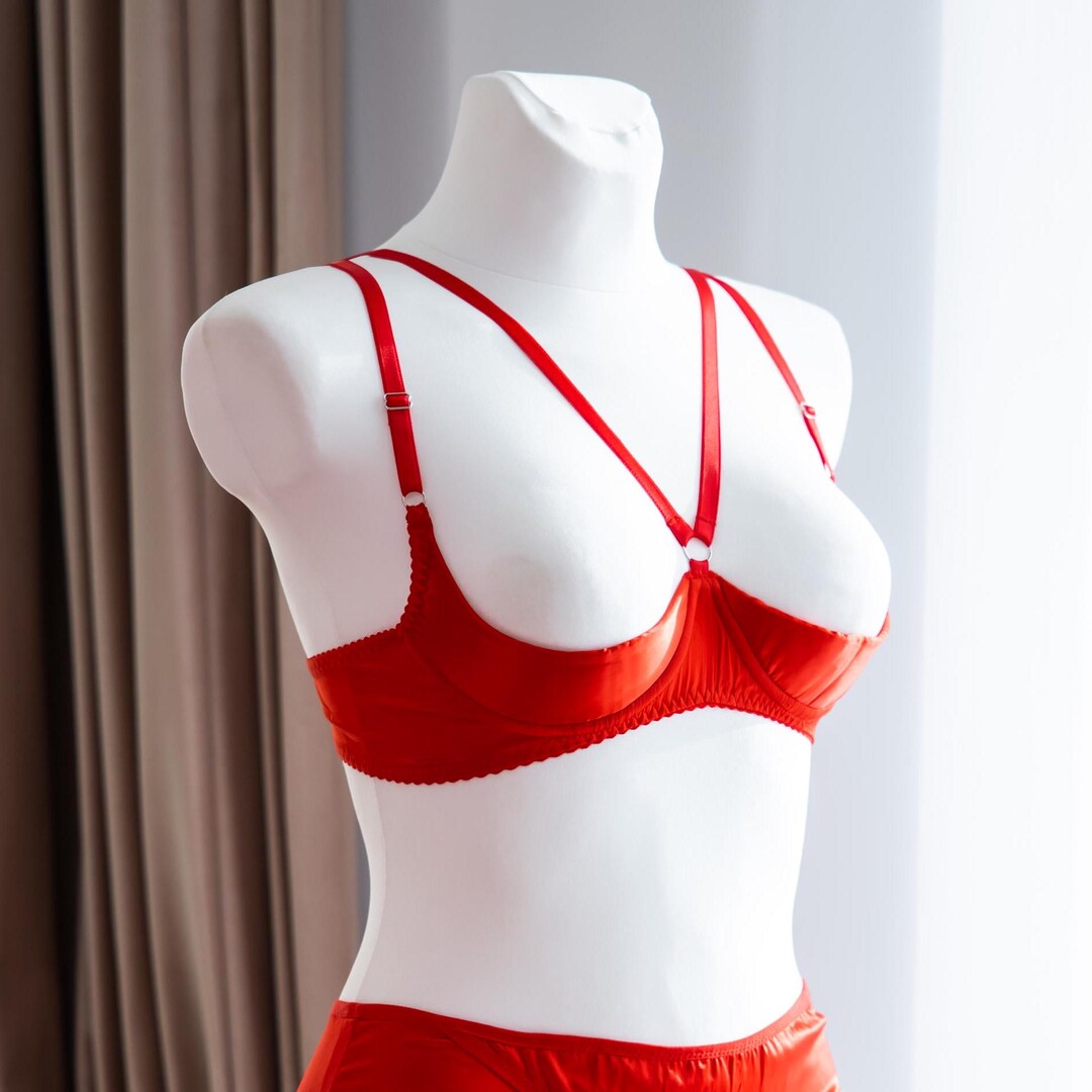 Quarter Cupless Bra Plus Size, Shelf Bra Open Support, Half Cup Shelf Bra, Open Cupless Plus ...