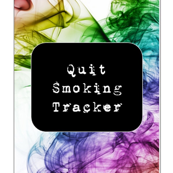 Quit Smoking Tracker - Etsy