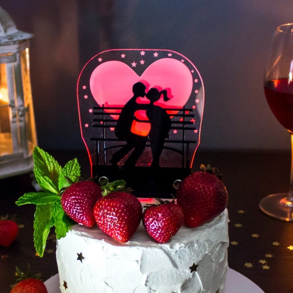 Light up Cake Topper - Etsy