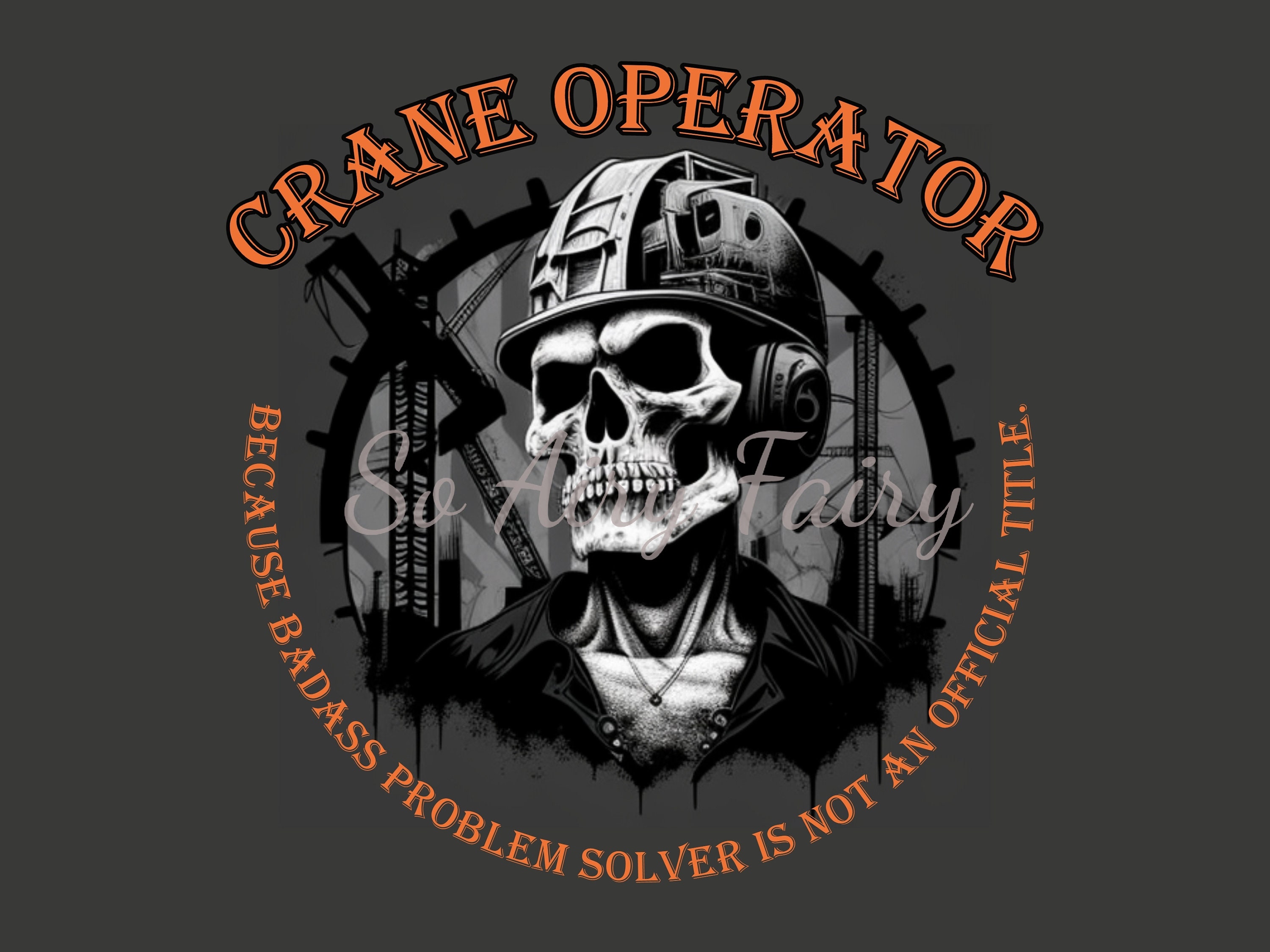 Crane Operator And Skulls