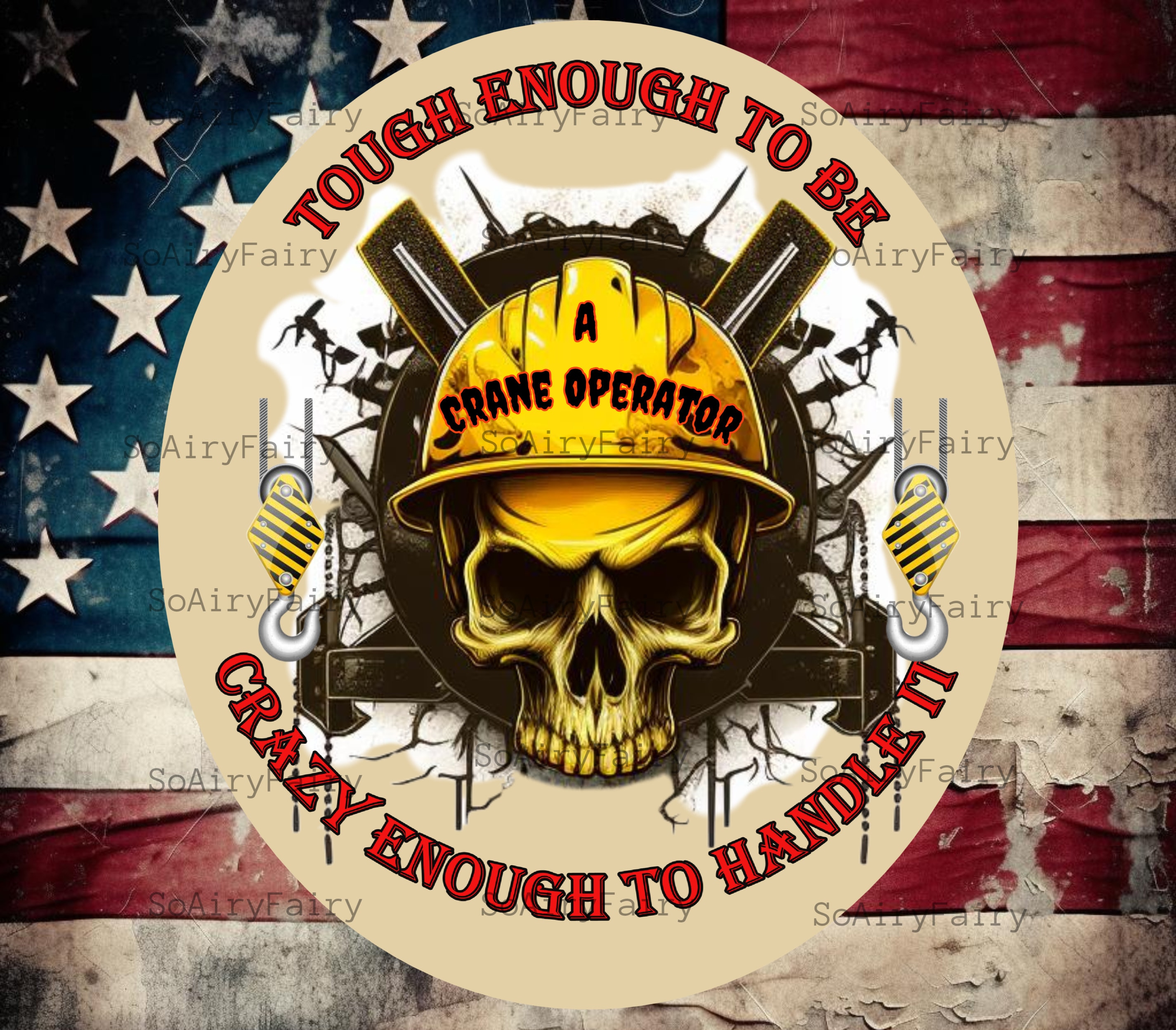 Crane Operator And Skulls