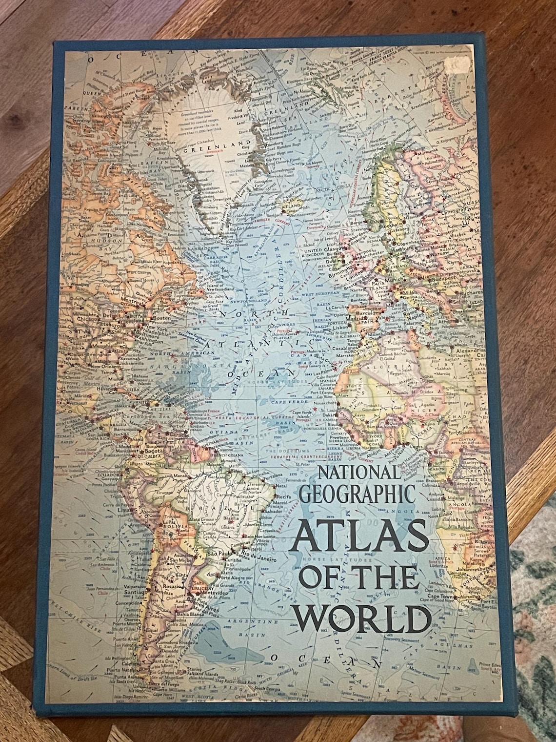 1963 National Geographic Atlas of the World in Beautiful Vintage ...