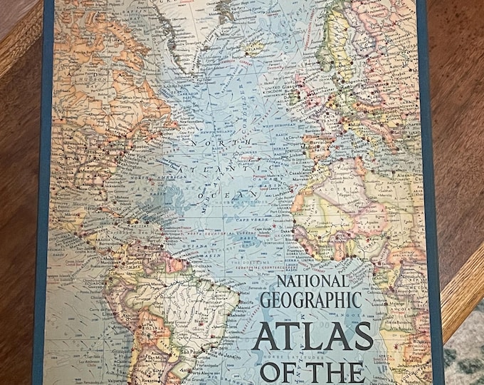 National Geographic Atlas of the World Seventh Edition, Large Hardcover ...