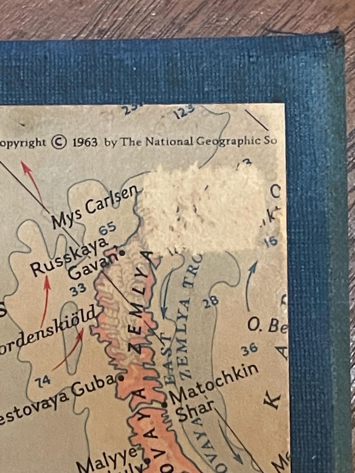 1963 National Geographic Atlas of the World in Beautiful Vintage ...