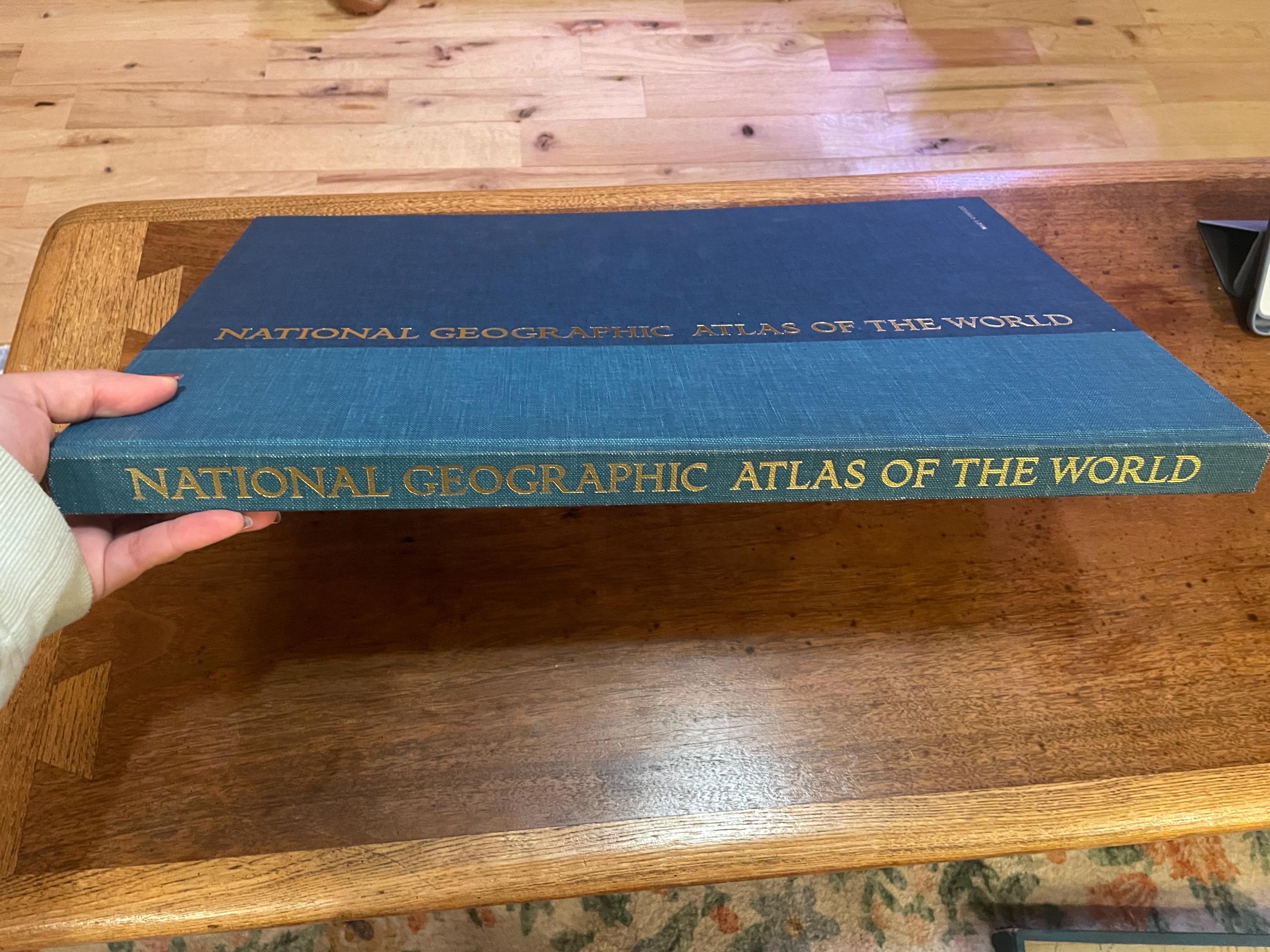 1963 National Geographic Atlas of the World in Beautiful Vintage ...