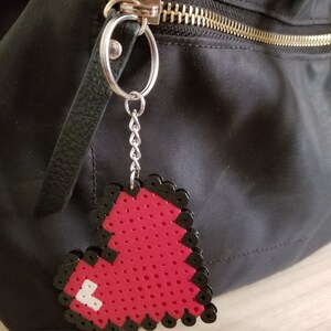 8-bit Hearts/ 2 Piece Matching Keychains - Etsy
