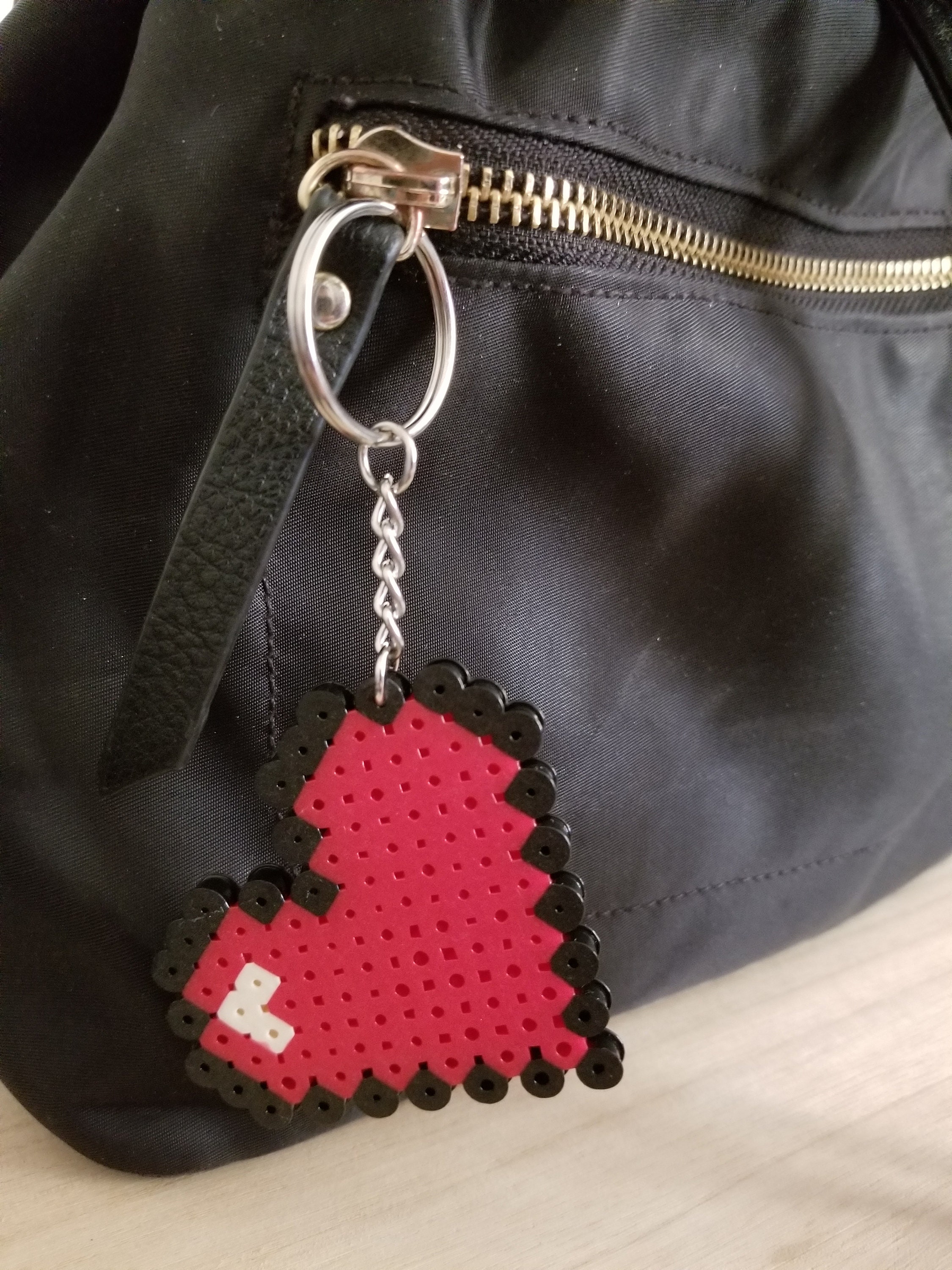 8-bit Hearts/ 2 Piece Matching Keychains - Etsy