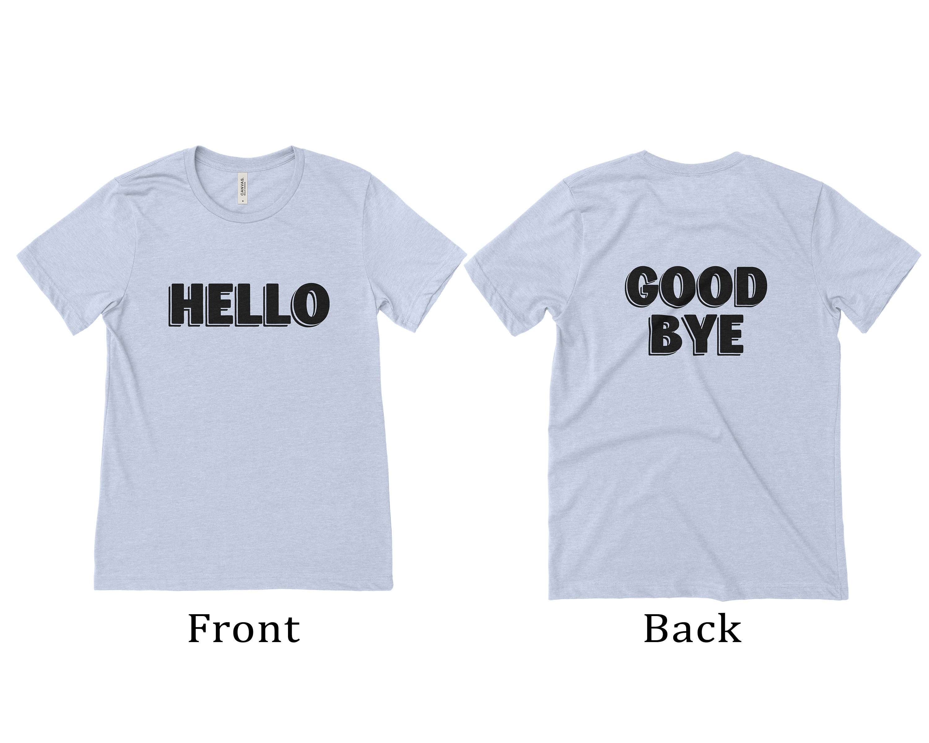 Hello Goodbye T-Shirt, witzig, freundlich, Social Distancing - Etsy.de