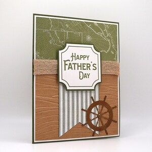 Handmade Father's Day Card, Masculine, Nautical - Etsy