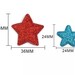 25 Pcs Shiny Star Padded Patches for Clothes Colorful - Etsy UK