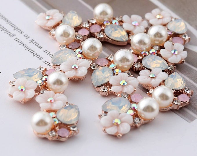 28. 5 Pcs of Beautiful Rhinestone Buttons. Fashion DIY Sewing Buttons ...