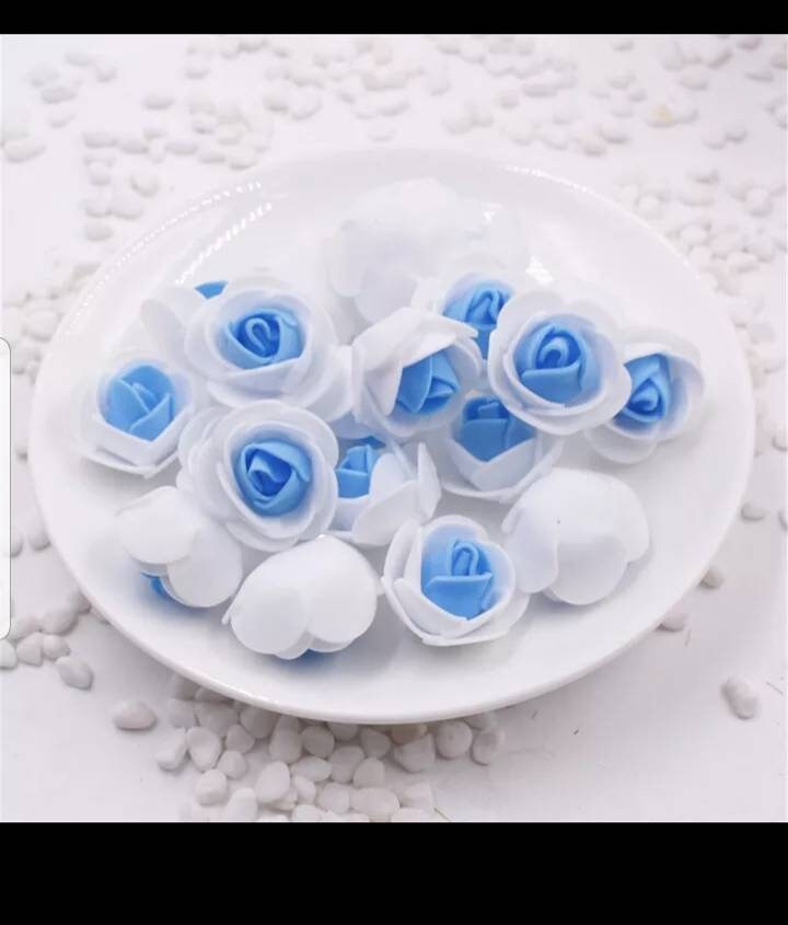 10 pcs 3.5cm Foam Flowers Artificial Foam Rose Flower Head | Etsy