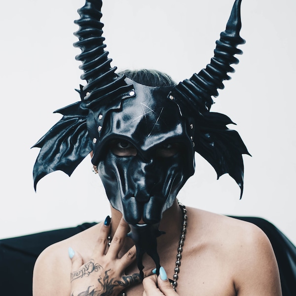 Baphomet Mask - Etsy