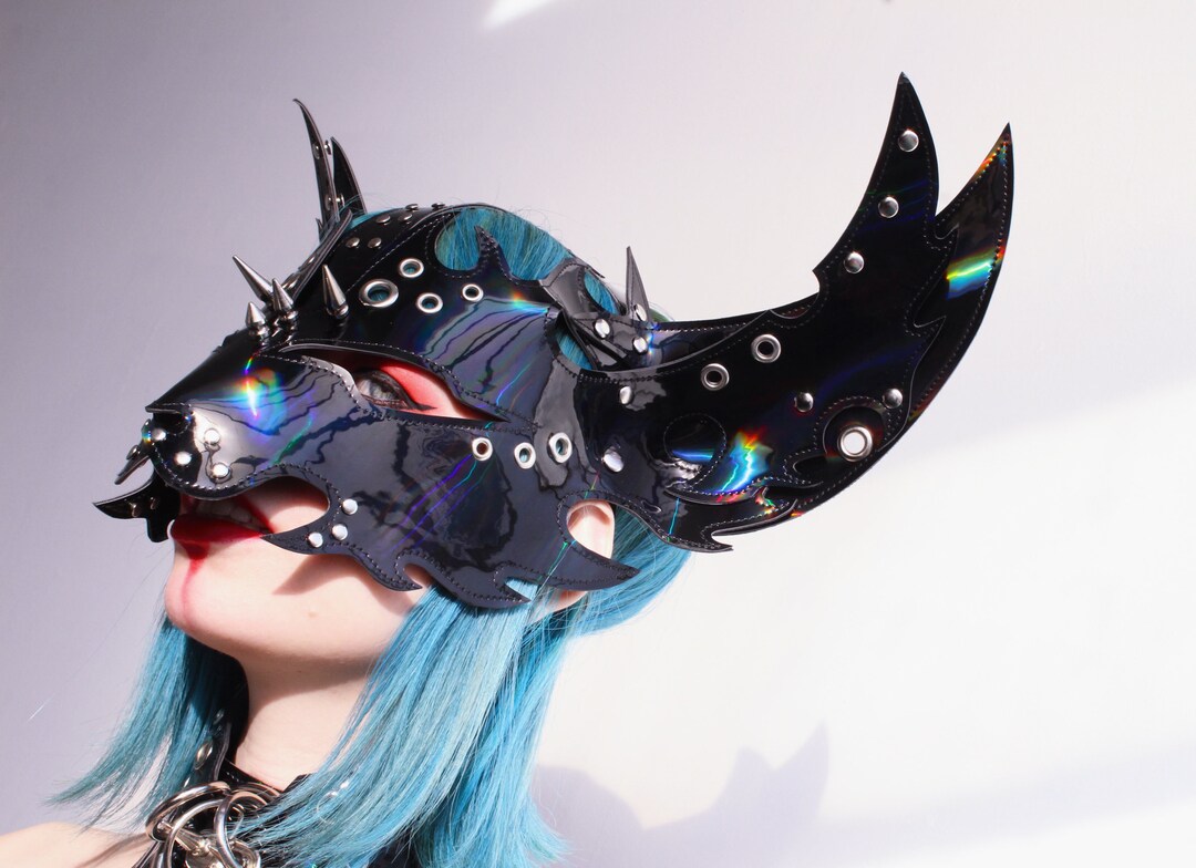 Fennec Fox Mask, Handcrafted Puppy Patent Leather Mask, BDSM Mask, Fox ...