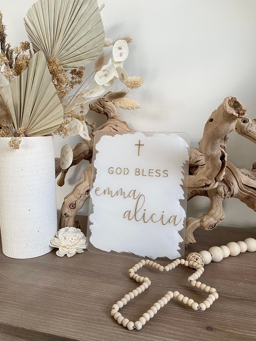 God Bless Acrylic Sign - Etsy