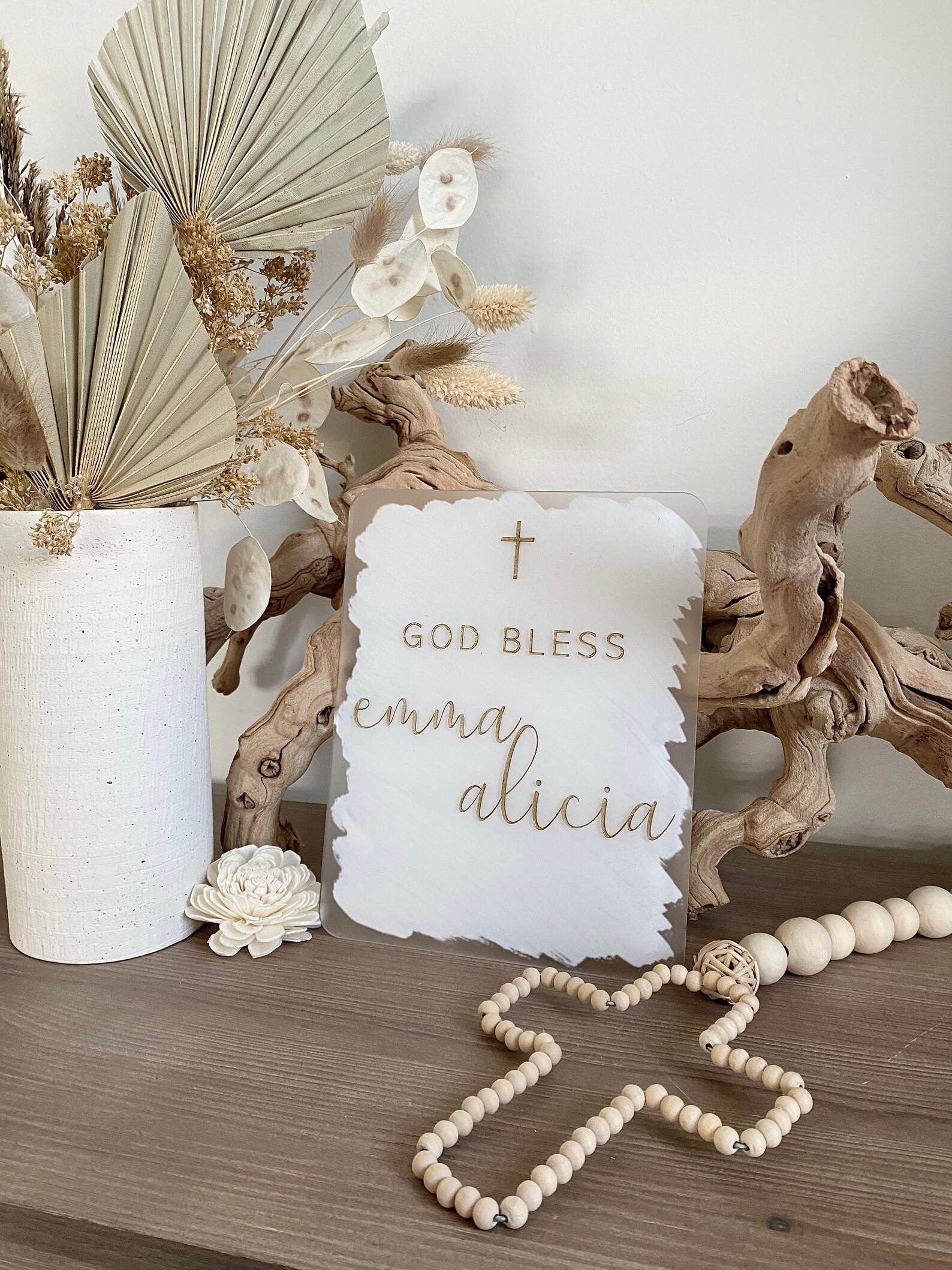 God Bless Acrylic Sign - Etsy