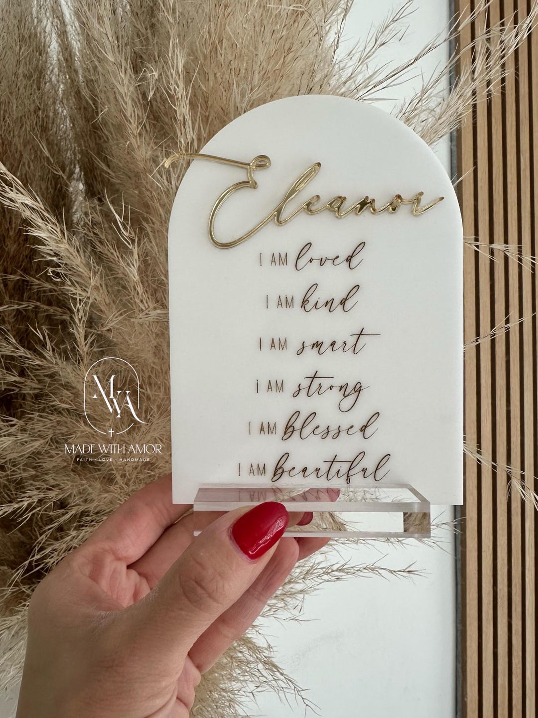 Affirmations Plaque / Personalized - Etsy