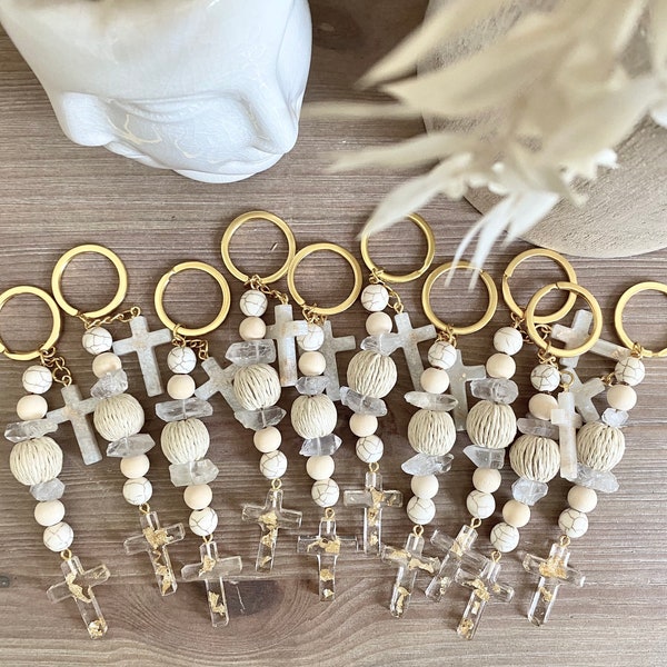 Cross Keychain - Etsy