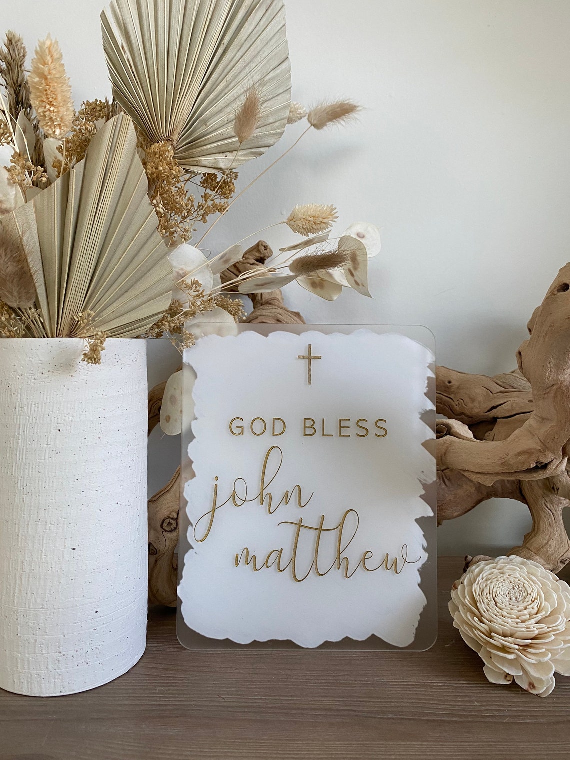 God Bless Acrylic Sign - Etsy