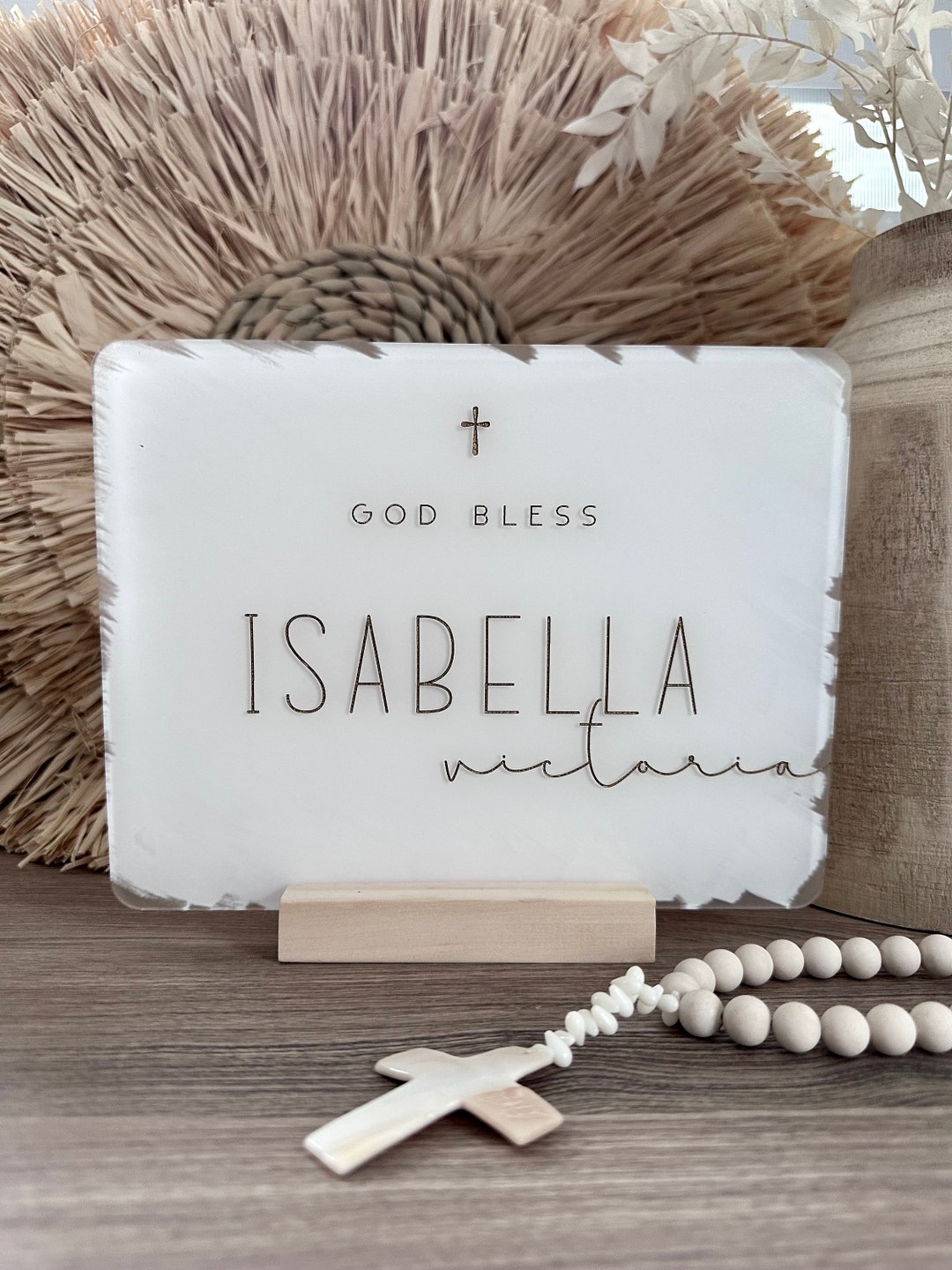 God Bless Acrylic Sign - Etsy