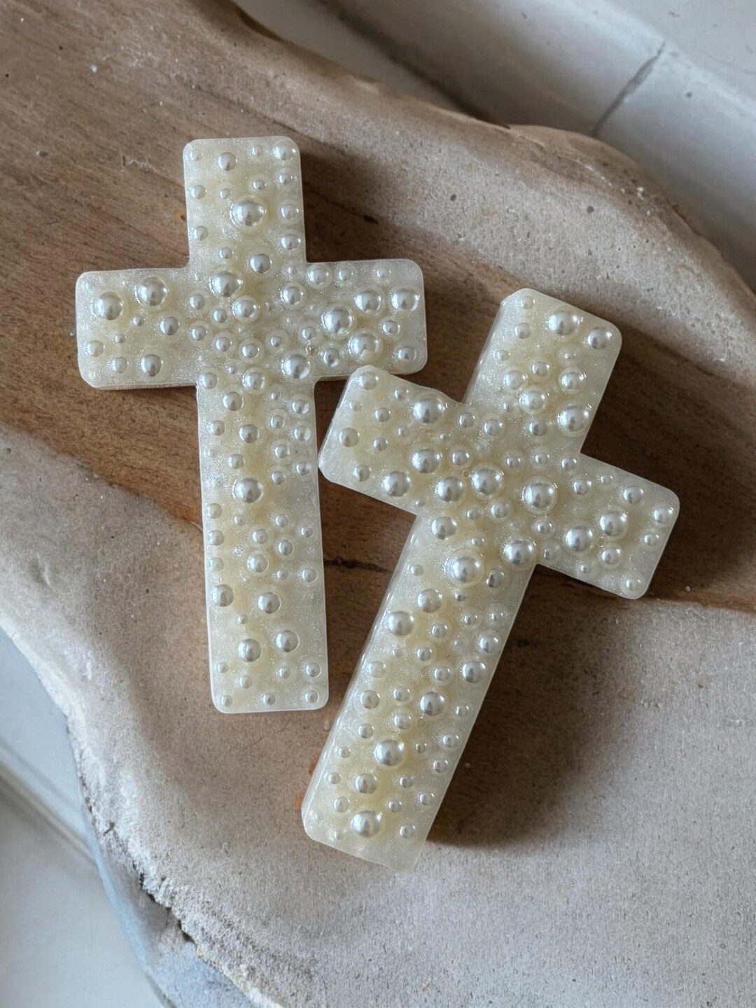 Pearl Resin Cross - Etsy