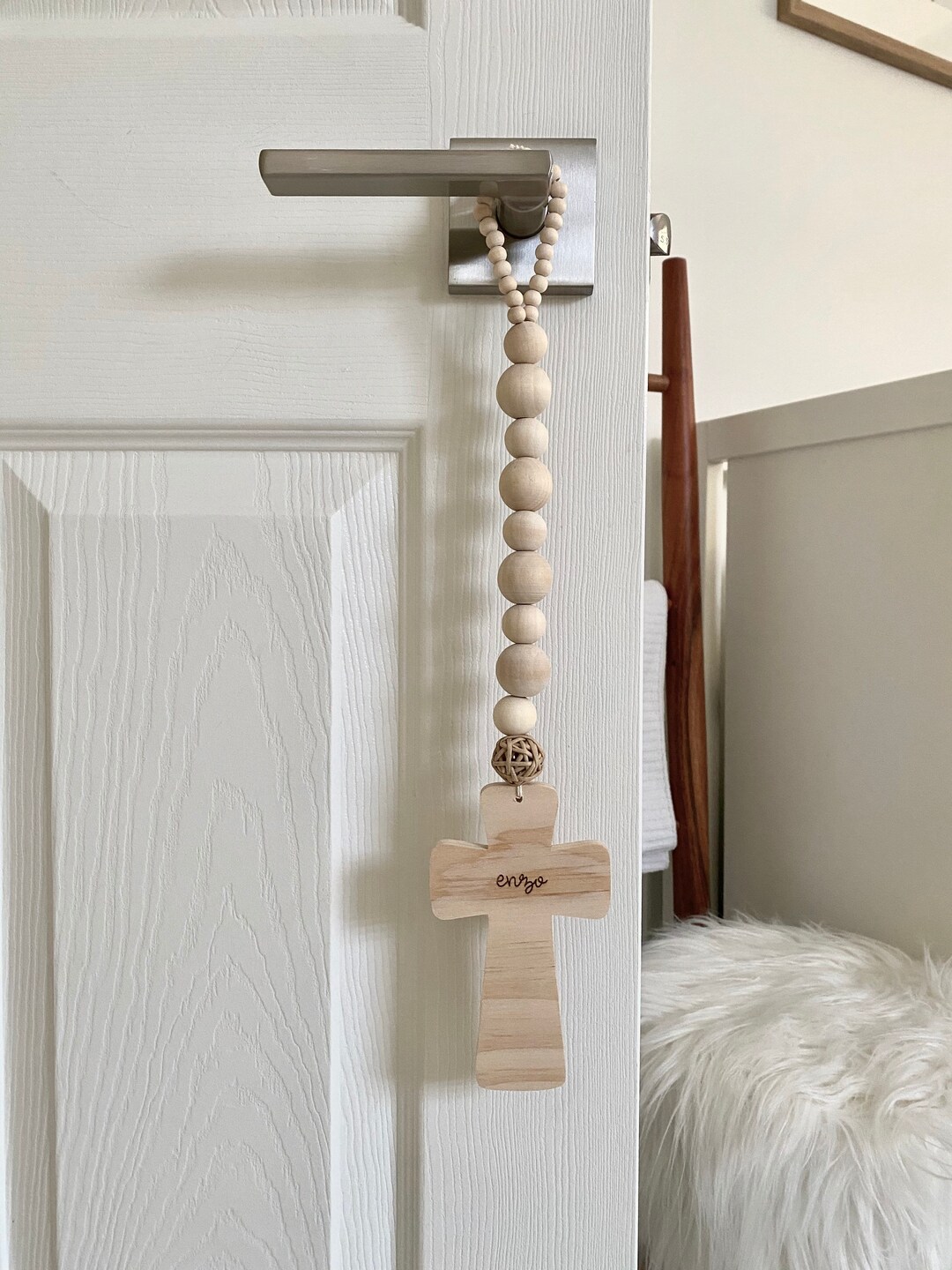 Wooden Cross / Doorknob Hanger - Etsy