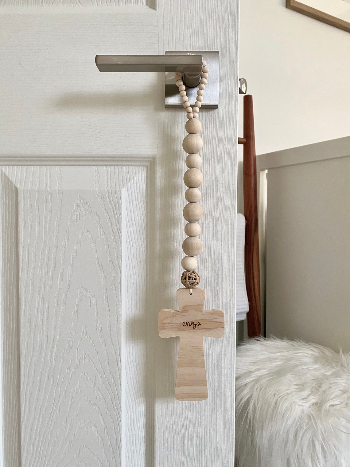 Wooden Cross / Doorknob Hanger - Etsy