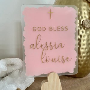 God Bless Acrylic Sign - Etsy