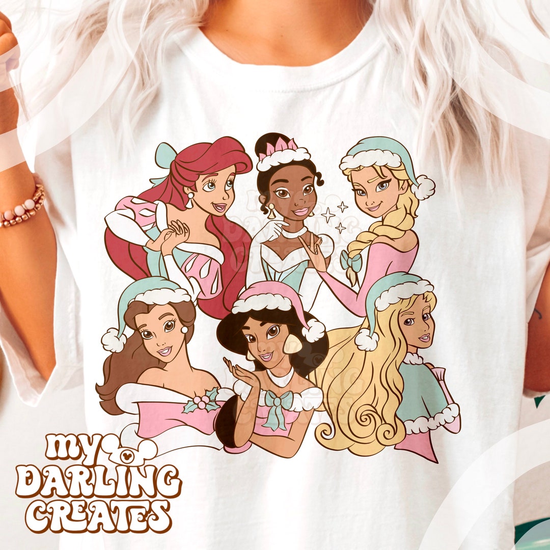 PNG Magical Pastel Princess Classic Christmas and Winter Png for Tshirt ...