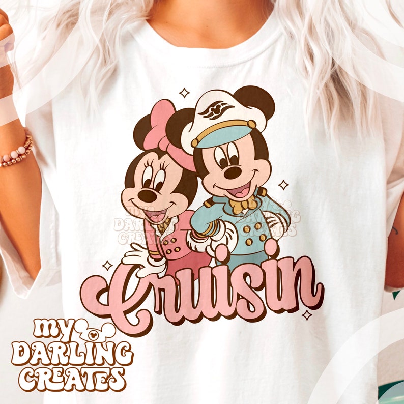 Cruisin Mouse Cruise PNG for Tshirt Sublimation Dtf - Etsy