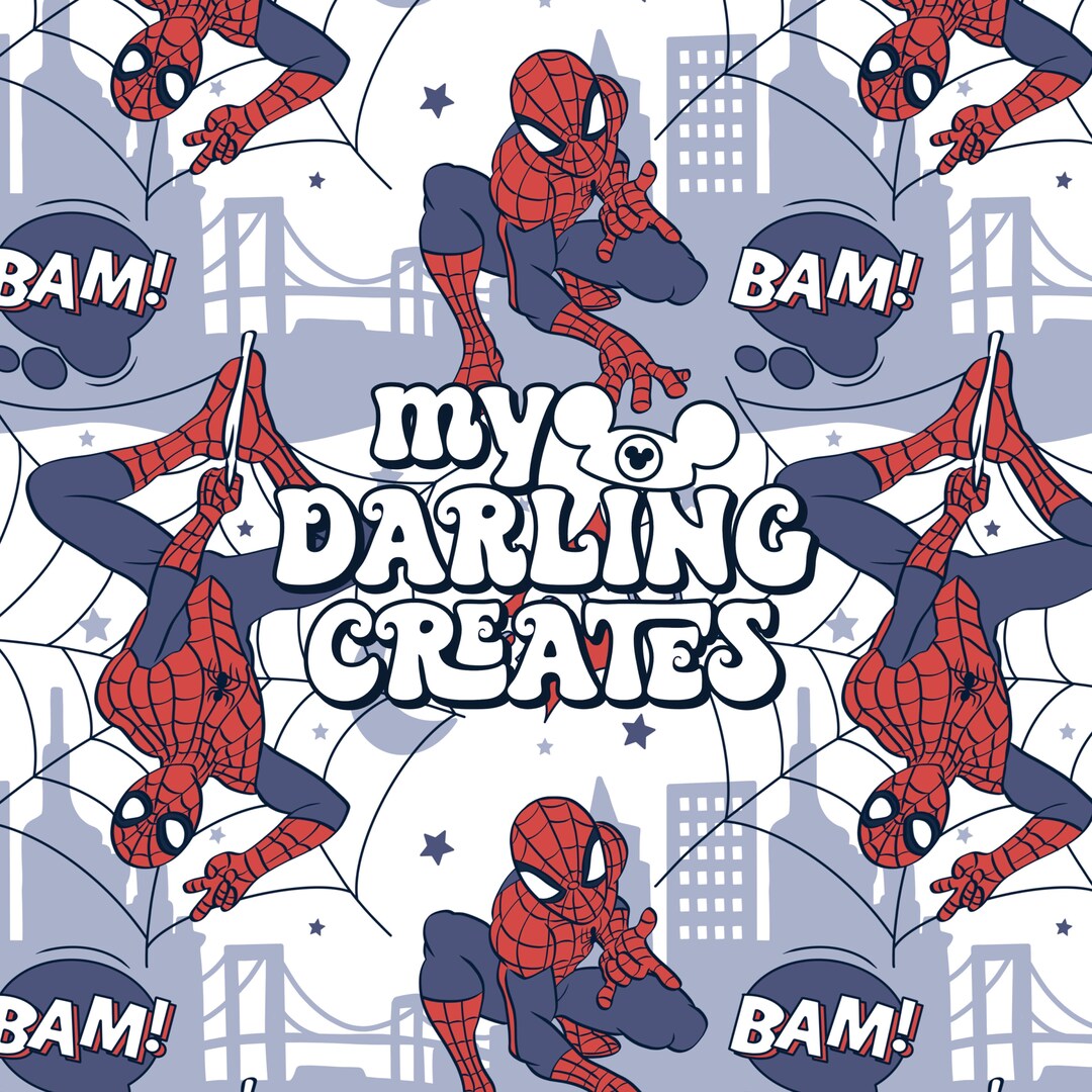 Spider Mann Boys Comic Repeating Pattern for Fabric Sublimation ...