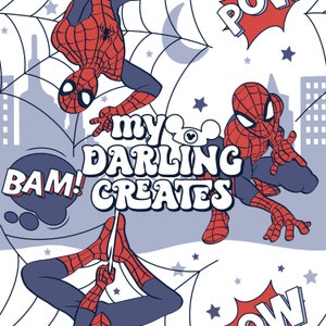 Spider Mann Boys Comic Repeating Pattern for Fabric Sublimation ...