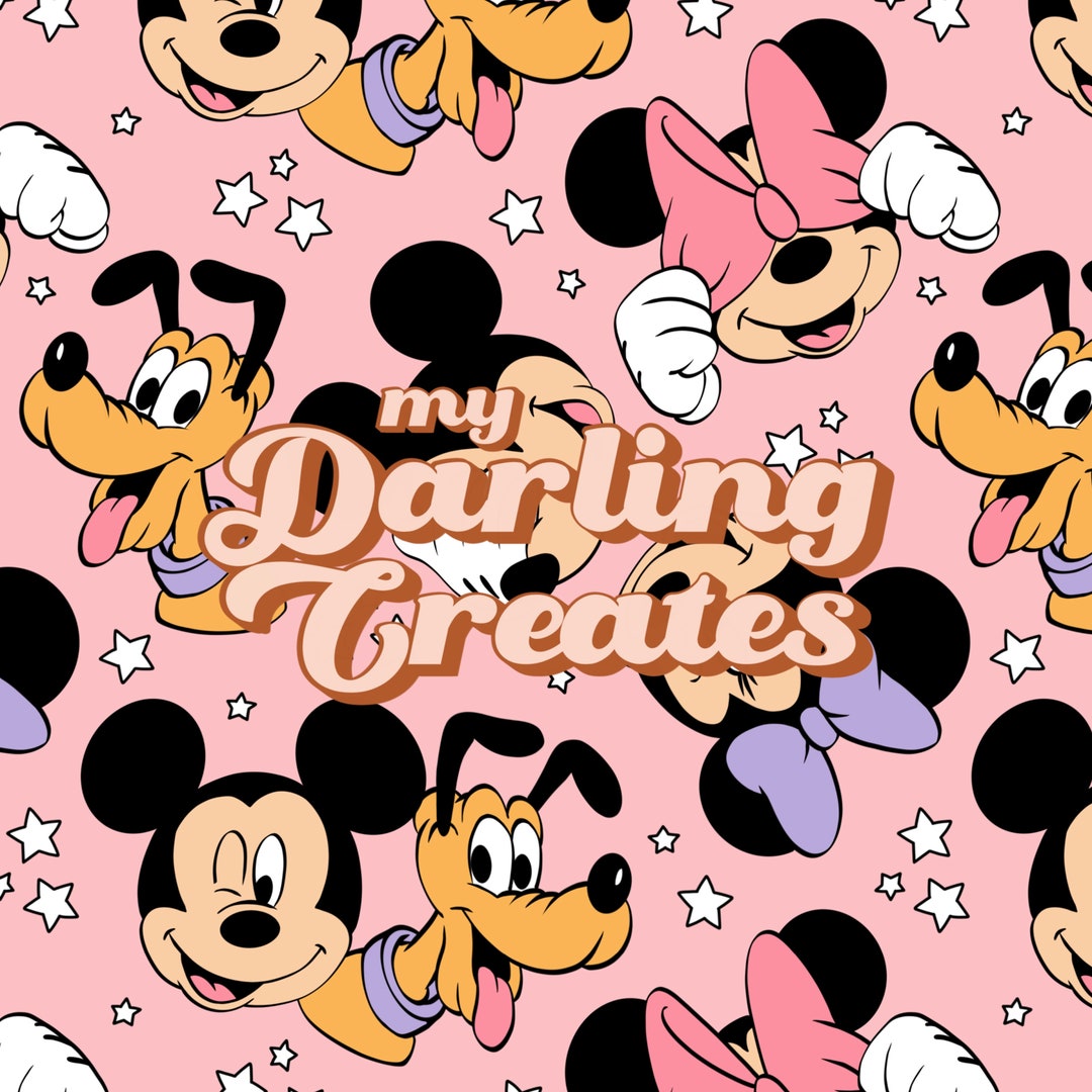 Fun Day With Magical Mouse Friends Seamless File for Fabric Sublimation ...