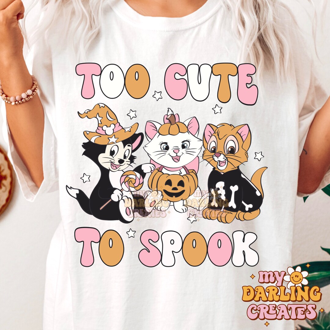 Too Cute to Spook PNG for Tshirt Sublimation - Etsy