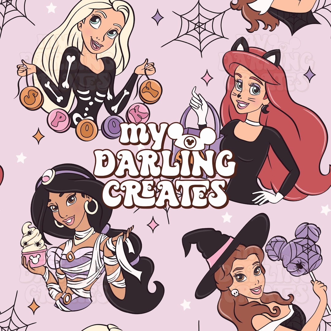 Magical Spooky Princesses Halloween and Fall Theme Park | Digital ...