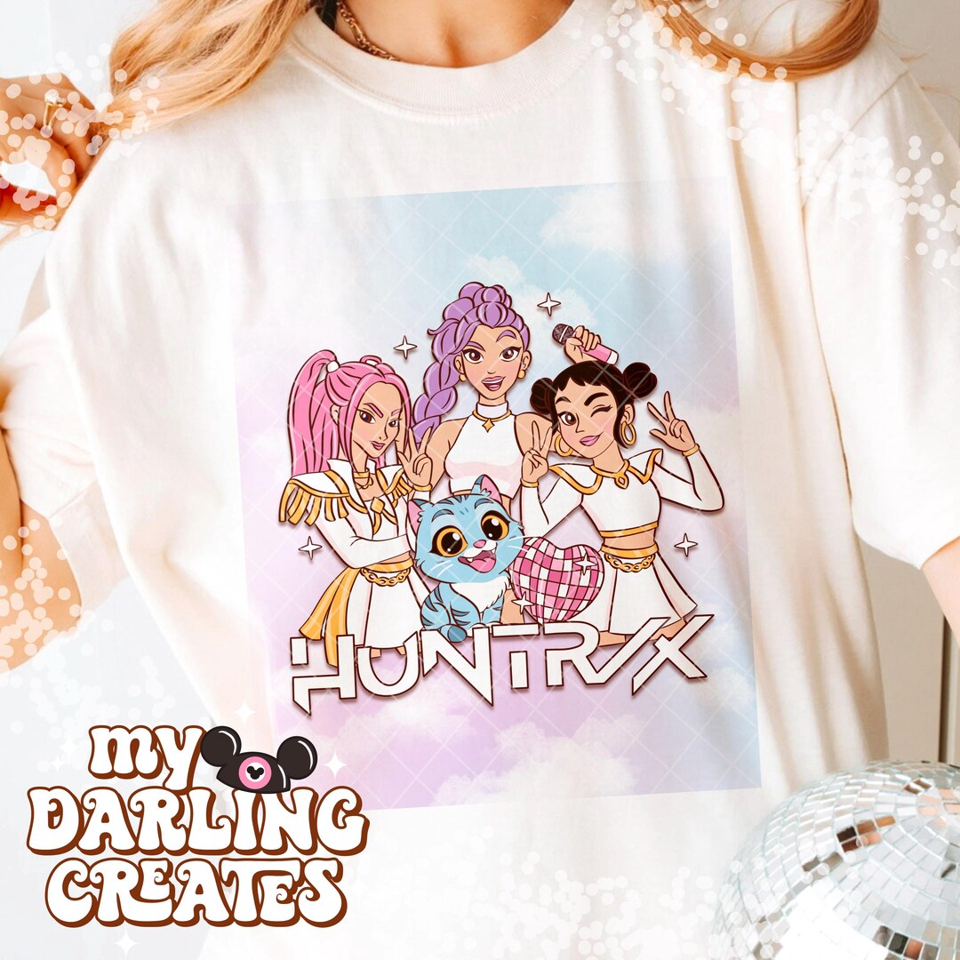 PNG | Digital Download | K Pop Demon Girl Hunters | Huntrix PNG for ...