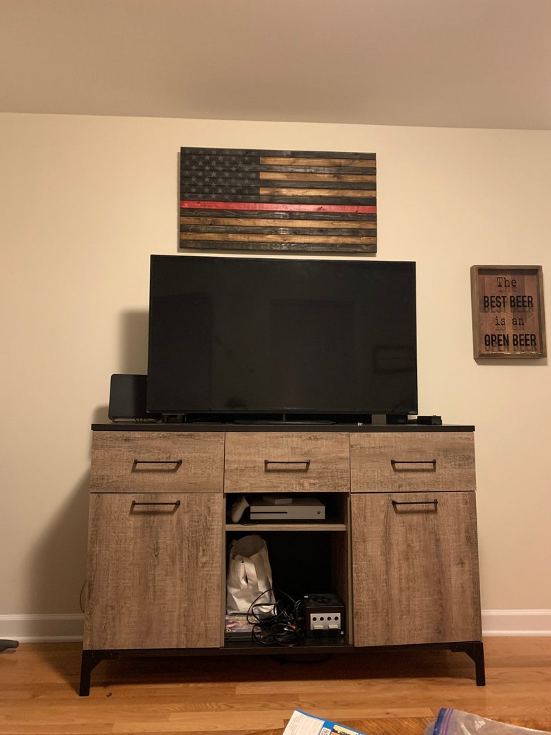 Wooden Rustic American Flag - Etsy