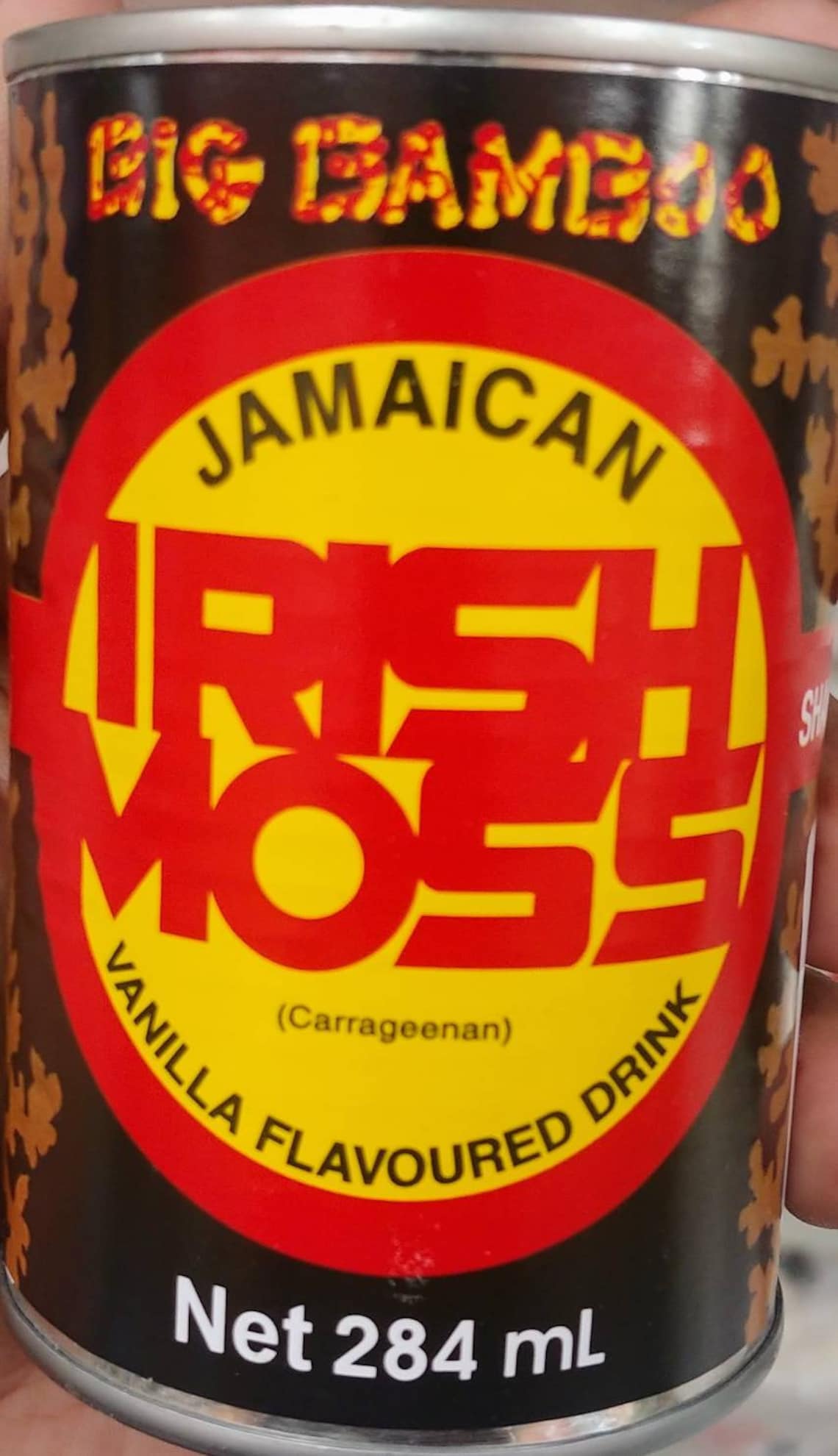 Irish Moss Jamaican Vanilla Flavored Drink big Bamboo 284ml 3 Cans per ...