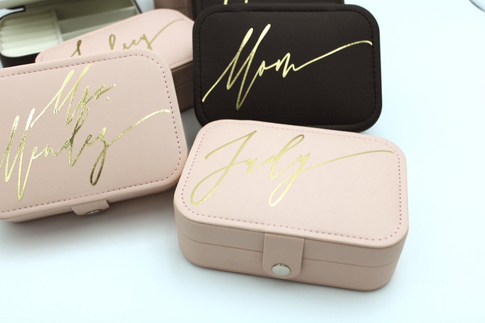 Personalized Travel Jewelry Box Bridesmaid Gift Bridesmaid - Etsy