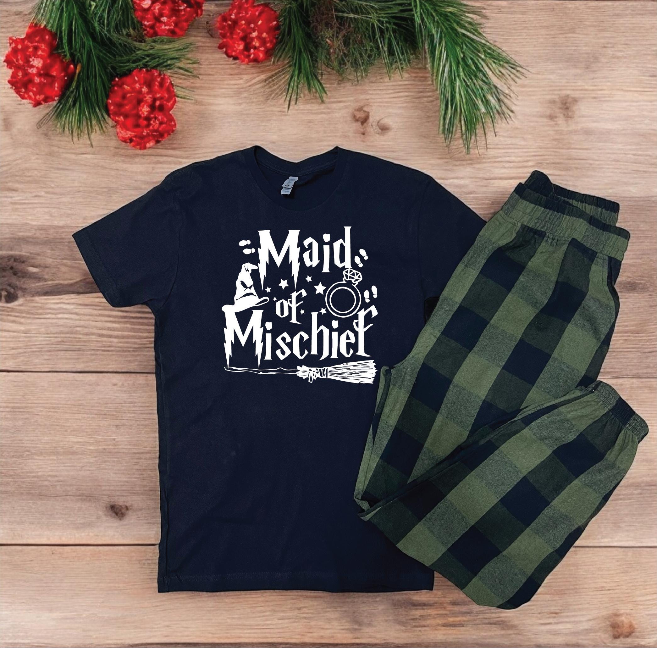 I Found A Keeper Pajama, Mischief Crew, Maid of Mischief Pajamas ...