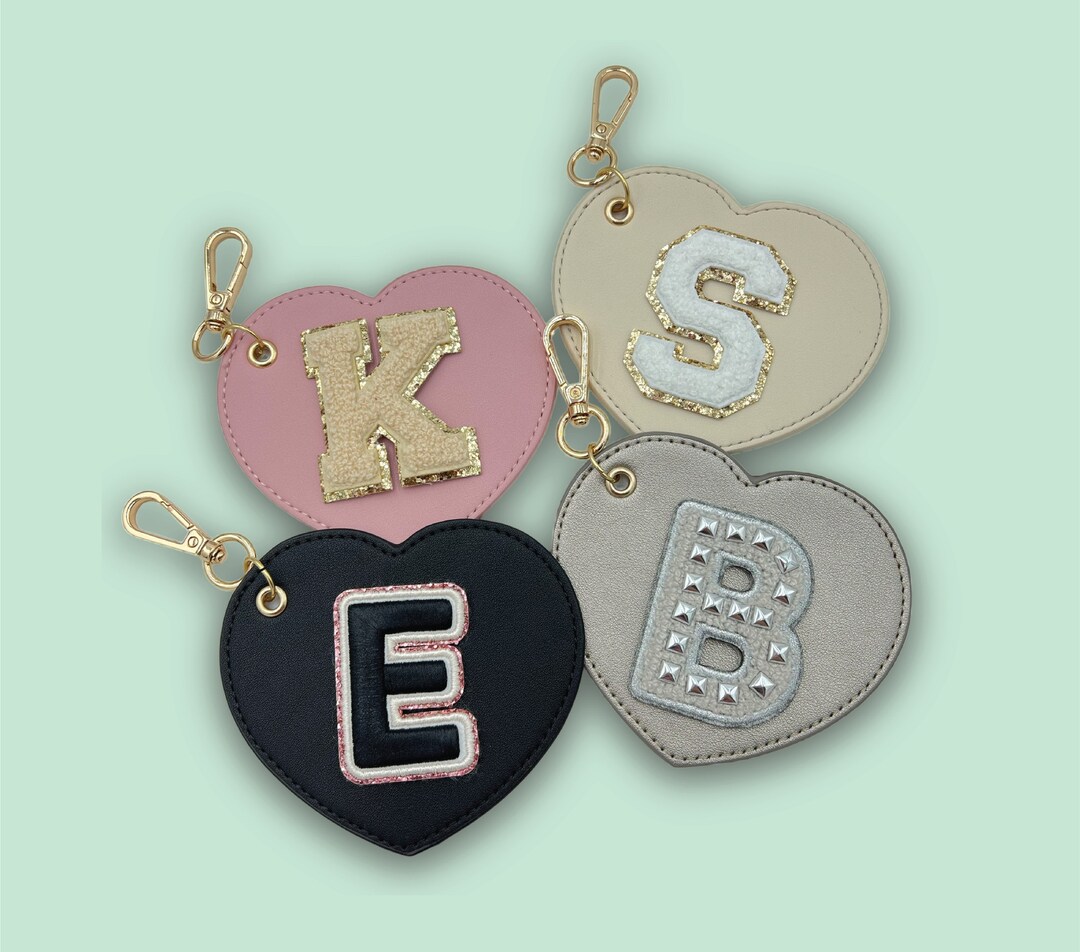 Personalized Keychain With Varsity Patches, Bag Tag, Teenager Gift, New ...