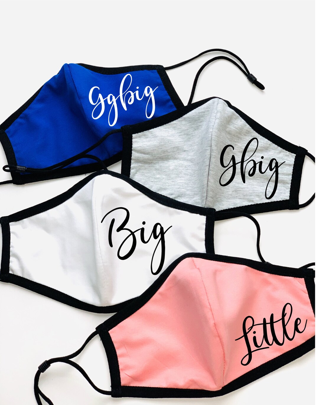 Sorority Reveal Face Mask Fraternity Sorority Gift Big - Etsy