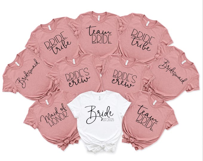 I Do Crew Stagette Party Shirts, Bride Squad Shirt, Bridal Party Shirts ...