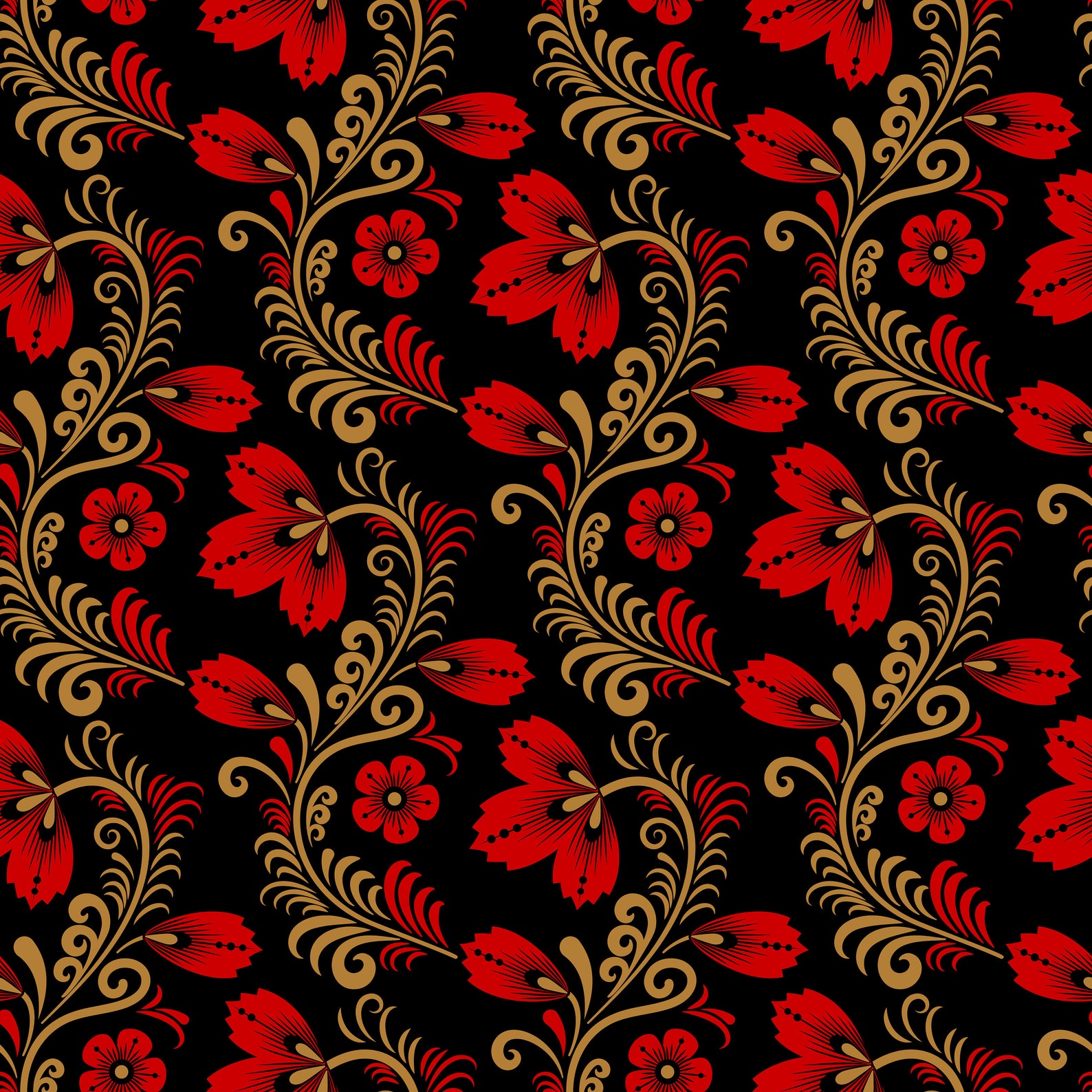 Removable Wallpaper Vintage Red Vintage Wallpaper Peel and - Etsy