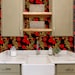 Red Floral Vintage Removable Wallpaper: Peel and Stick Vinyl - Etsy