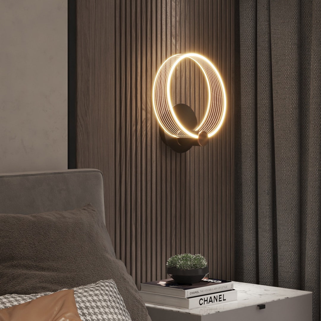 Single Wall Scones, LED Wall Scones Light Fixtures, Living Room LED ...